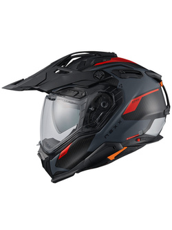 Kask adventure Nexx X.Wed 3 Keyo szaro-czerwony matowy - DEFENDER