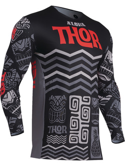 Bluza enduro Thor Prime Aloha czarno-szara - DEFENDER